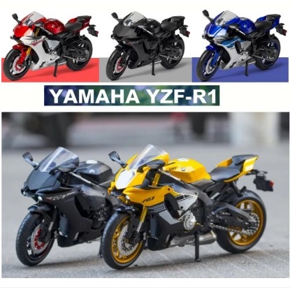 1/12 Alloy Yamaha YZF-R1 Die Cast Motorcycle Model Toy Vehicles ...