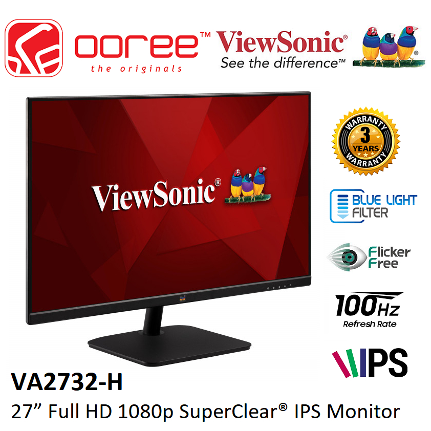 VIEWSONIC 27" VA2732-H / VA2708-2K-MHD 2K QHD / VA2708-4K-MHD 4K UHD ...