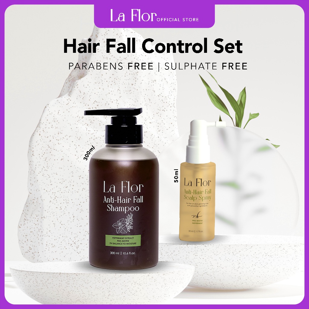 La Flor Anti Hair Fall Set (For Men) | Shopee Malaysia