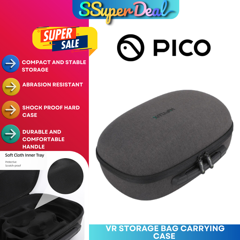 (VR PICO 4) Wear-resistant Carrying Bags for VR Headset Controller Bag ...