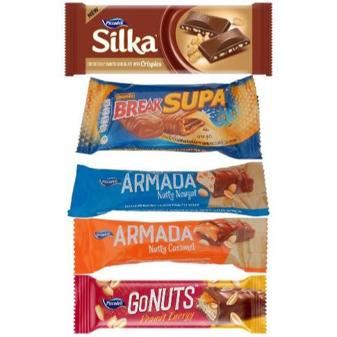 Dubai Imported PICADELI CHOCOLATE BAR SILKA, BREAKSUPA, ARMADA, GONUTS ...