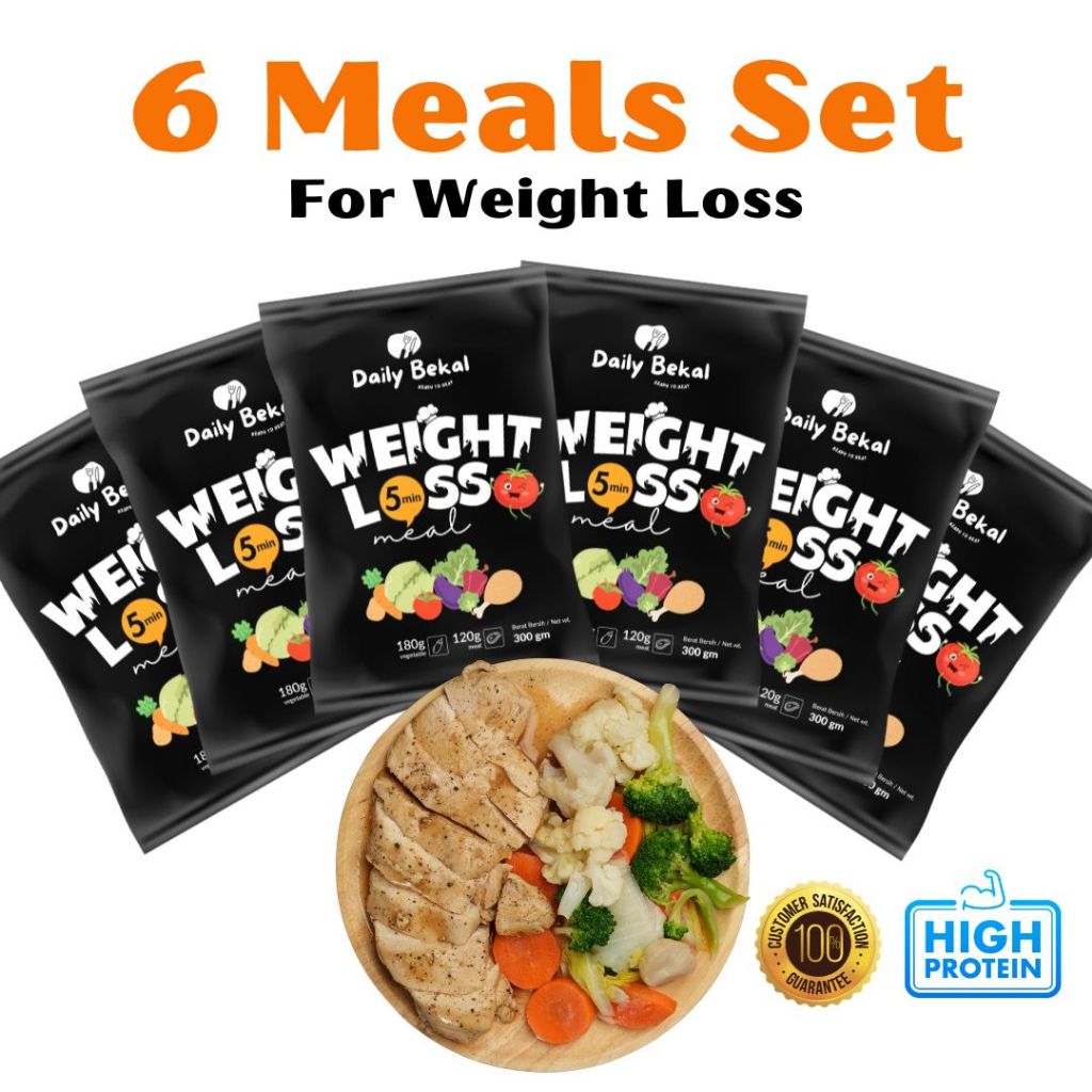 Daily Bekal 6x Bundle Weight Loss Meal | Diet Meal | Ready to heat ...