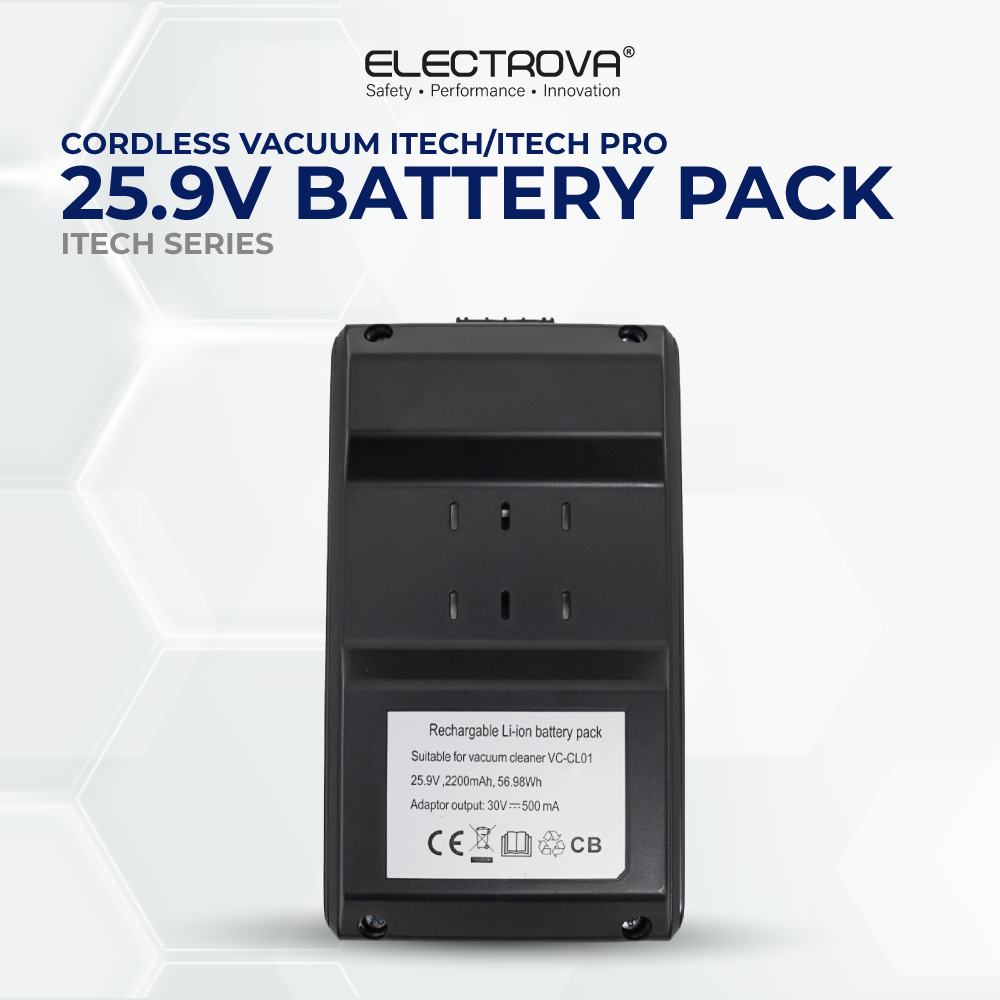 Electrova 25.9V Battery Pack for iTech and iTech PRO Series Cordless ...