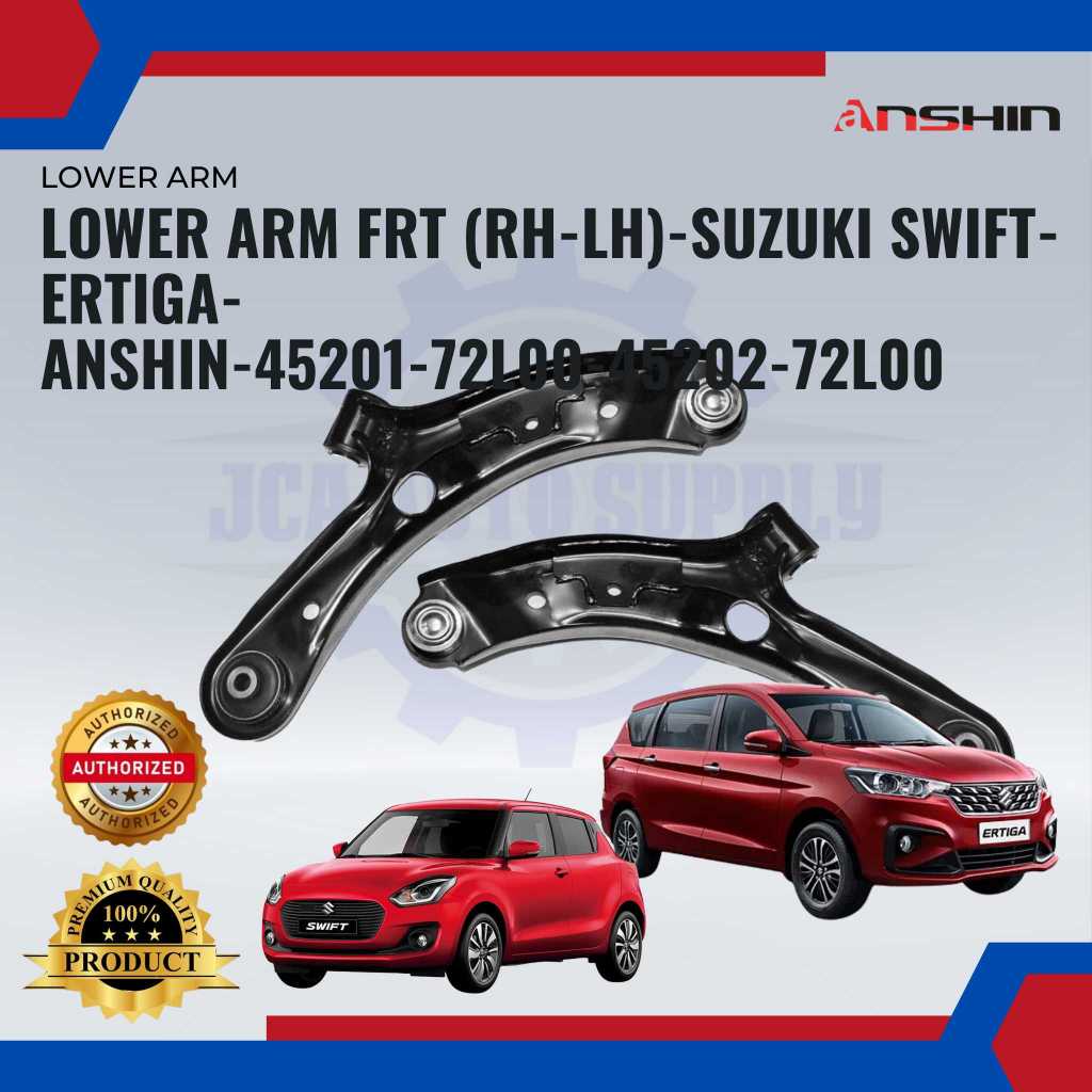 Suzuki Swift 1.4cc- Proton Ertiga-Lower Arm-Front Left-Right-Anshin ...