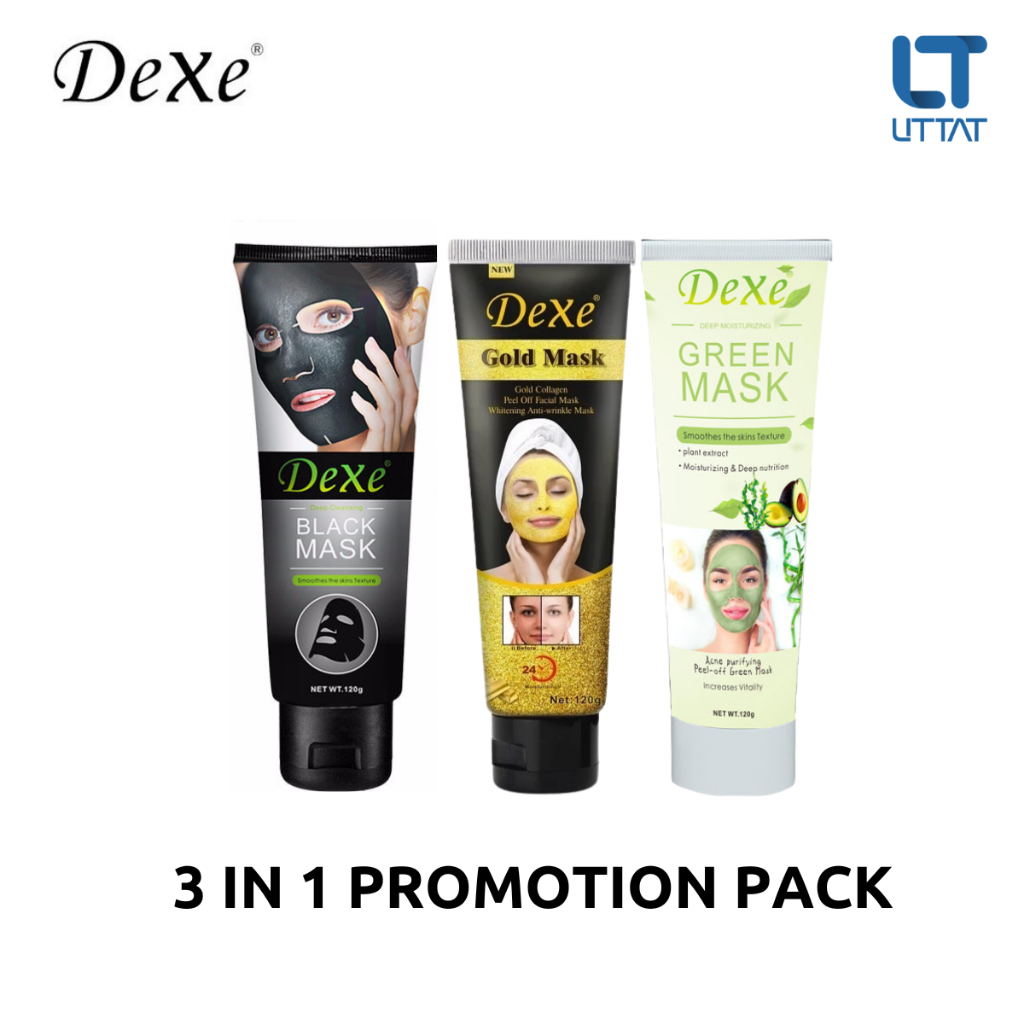 DEXE Facial Mask 120g x3 Pack Blackhead removal Whitening Anti-wrinkle Balanced Water and oil ...