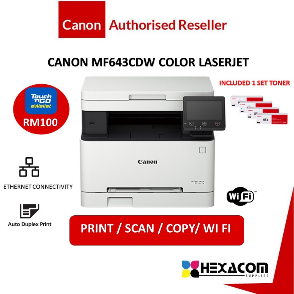 CANON imageCLASS MF643CDW 3in1 Colour Multifunction Laser Printer ...