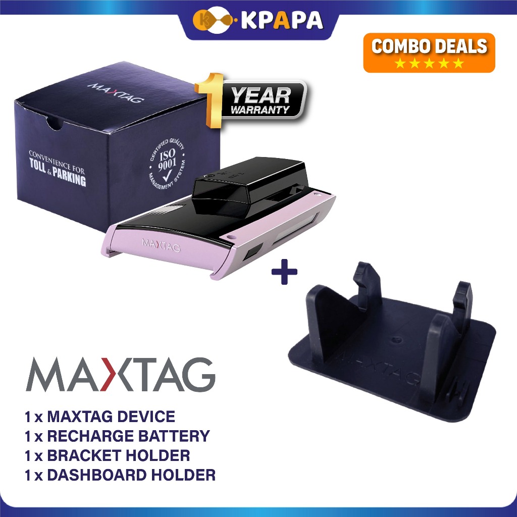 Lavender Peuple Original Max tag Smart Max Tag Maxtag Touch n Go TNG ...