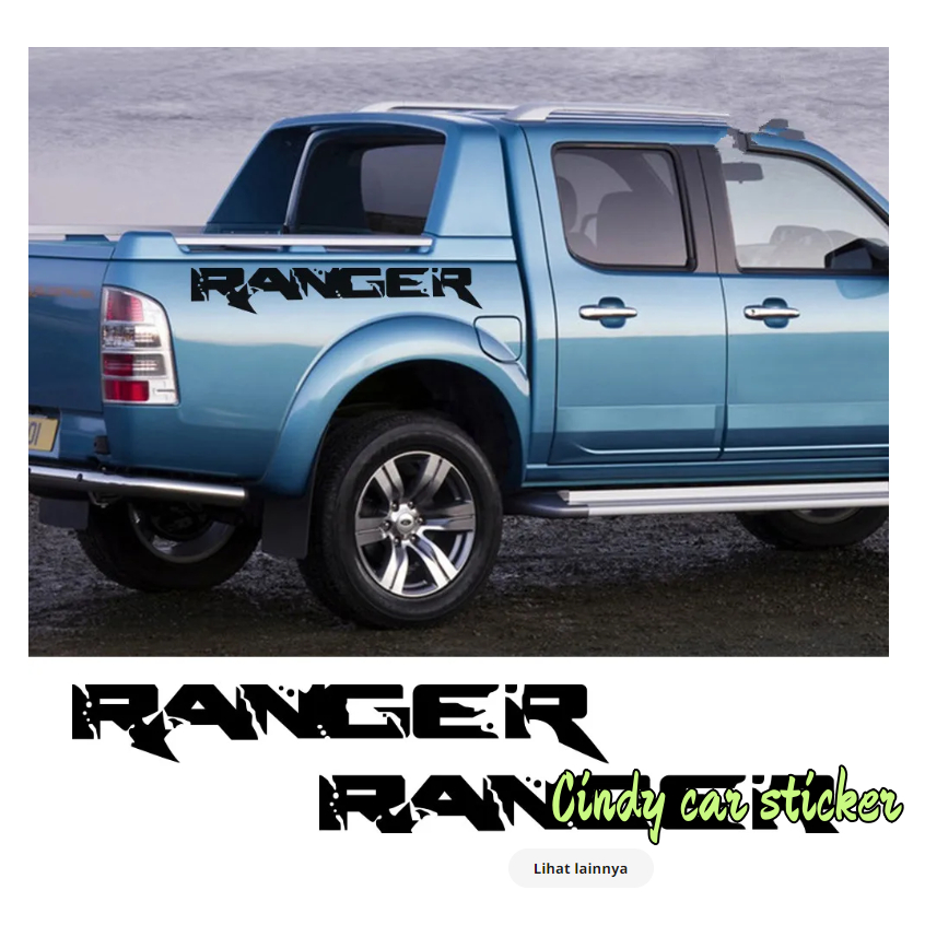 stiker vinil reflektif, Aksesori dekorasi untuk Ford Ranger XLT T6 ...