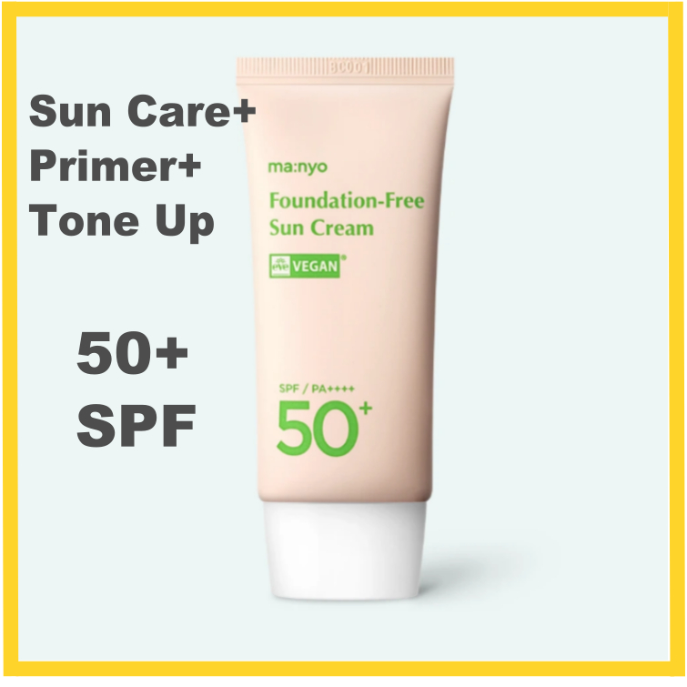 Manyo Foundation Free Sun Cream SPF50 50ml Manyo Sunscreen/ Face Primer ...