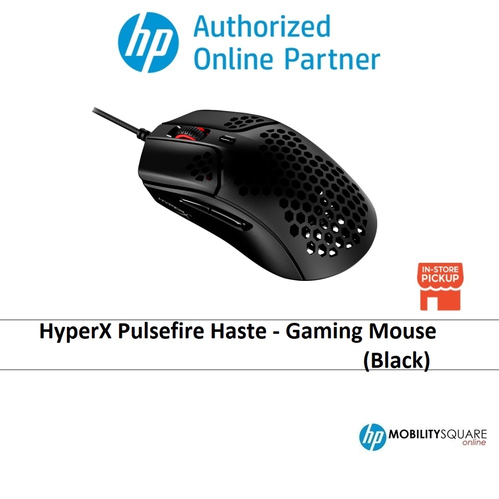 HyperX Pulsefire Haste - Gaming Mouse (Black) - 4P5P9AA | Shopee Malaysia