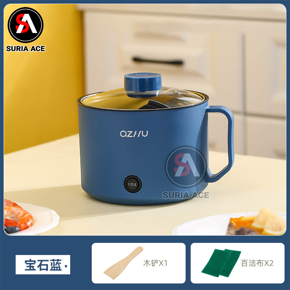 AZHU Small Electric Mini Multi Cooker Hot Pot Steamer Personal | Shopee ...