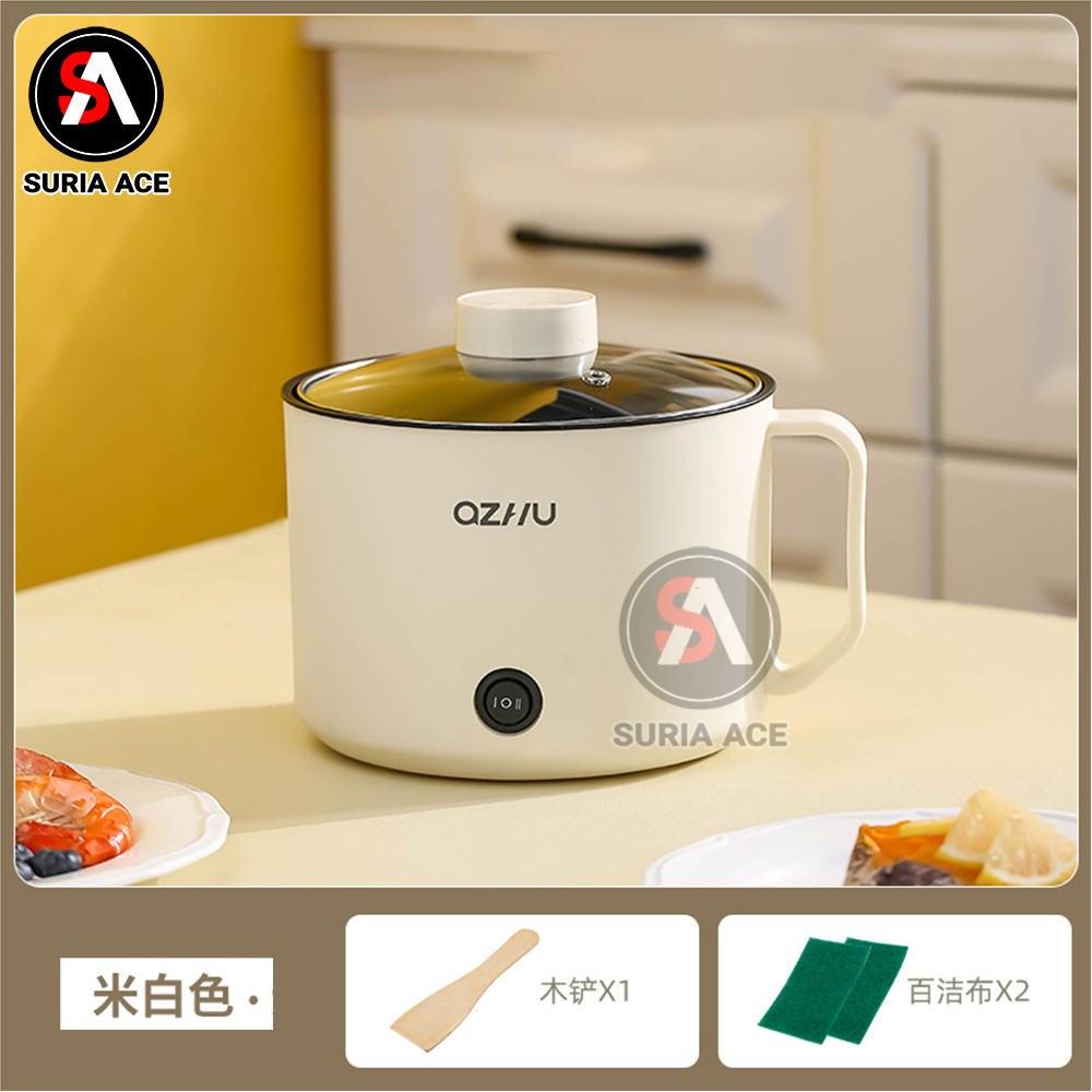 AZHU Small Electric Mini Multi Cooker Hot Pot Steamer Personal | Shopee ...
