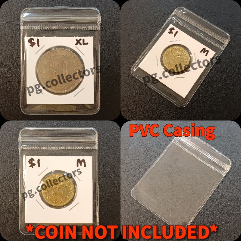 Coin Holder Protection Fit Coin Card cardboard Plastic Casing | Shopee ...