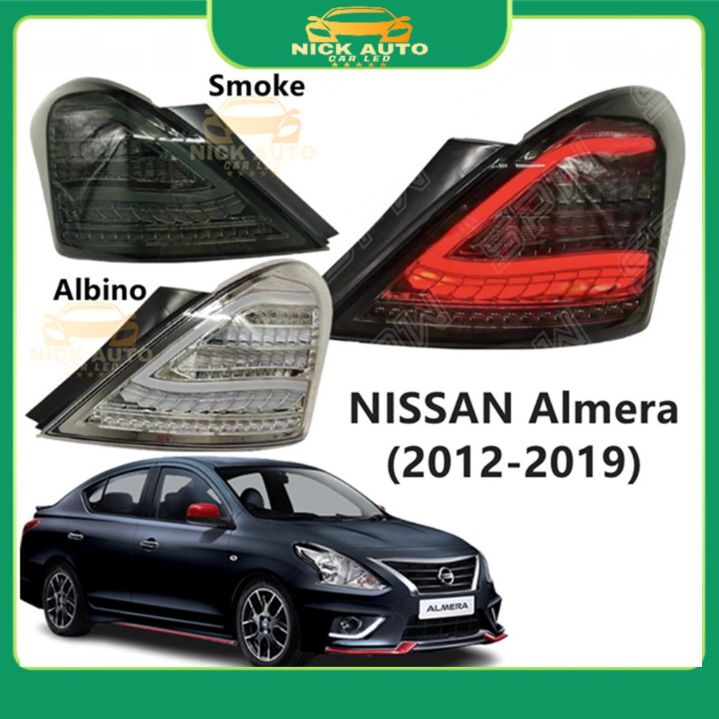 Nissan Almera N17 (2012-2019) LED Taillamp Taillight DRL (Dragon Scale ...