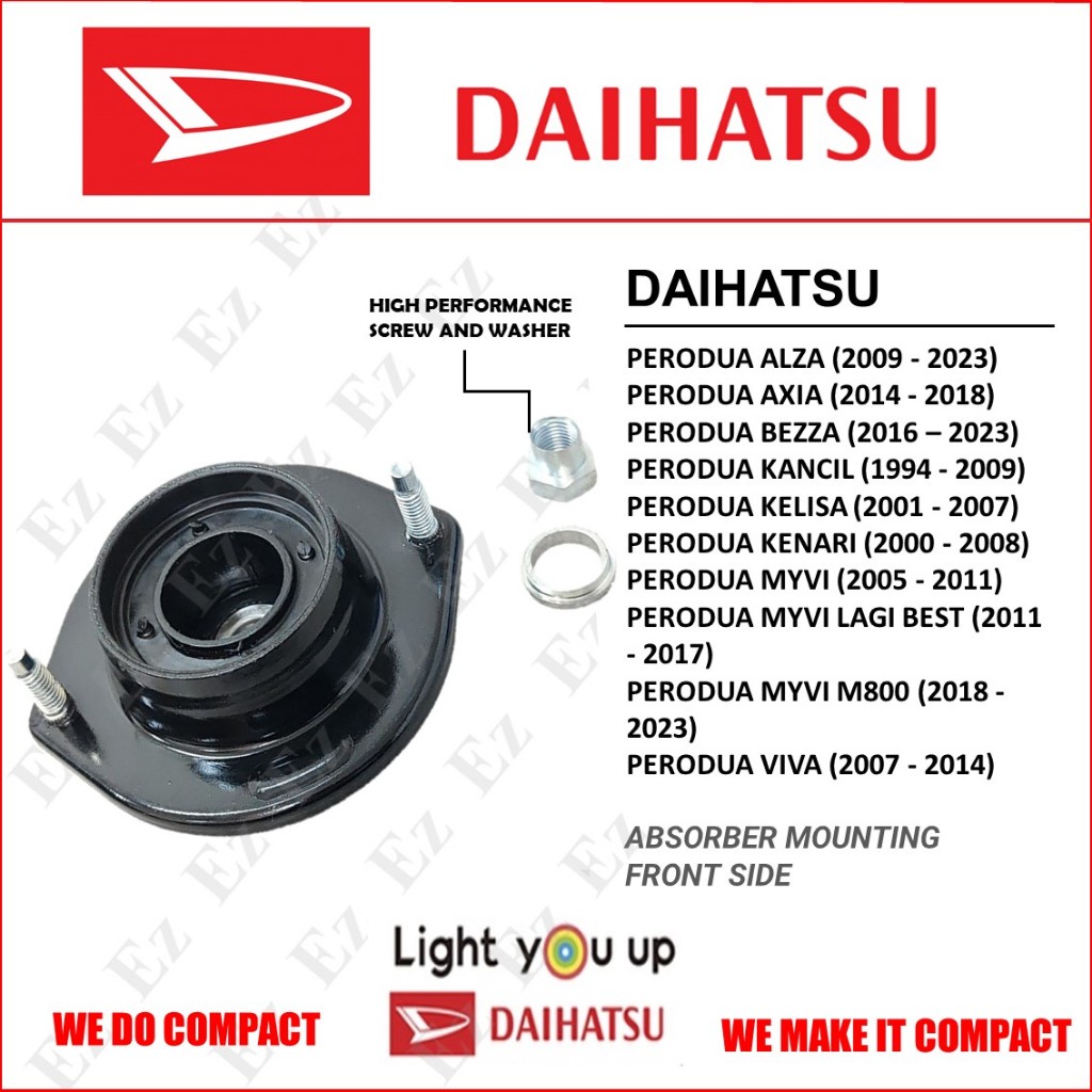 FRONT ABSORBER MTG - KOYO BEARING WITH SCREW NUT AND ABSORBER MOUNTING ...