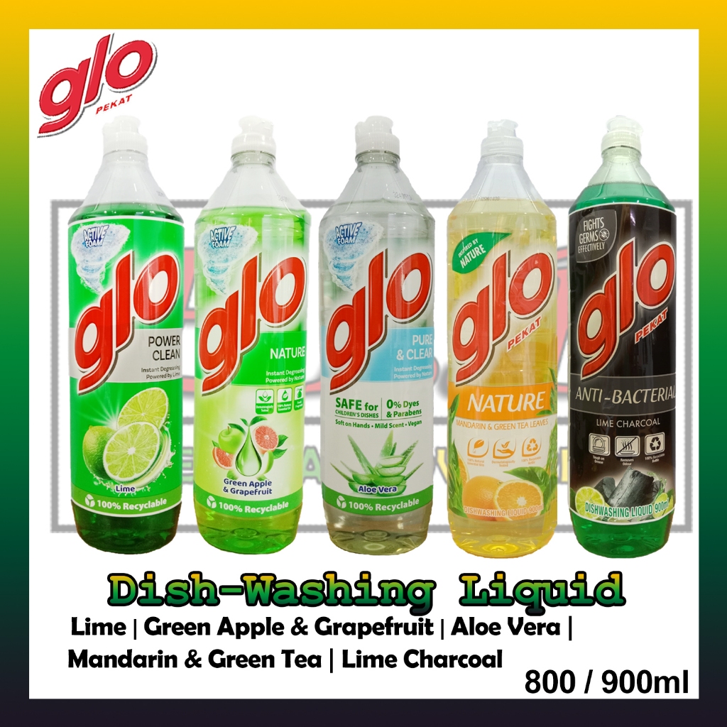 Glo Active Foam Dishwashing Liquid 800ml / 900ml | Shopee Malaysia
