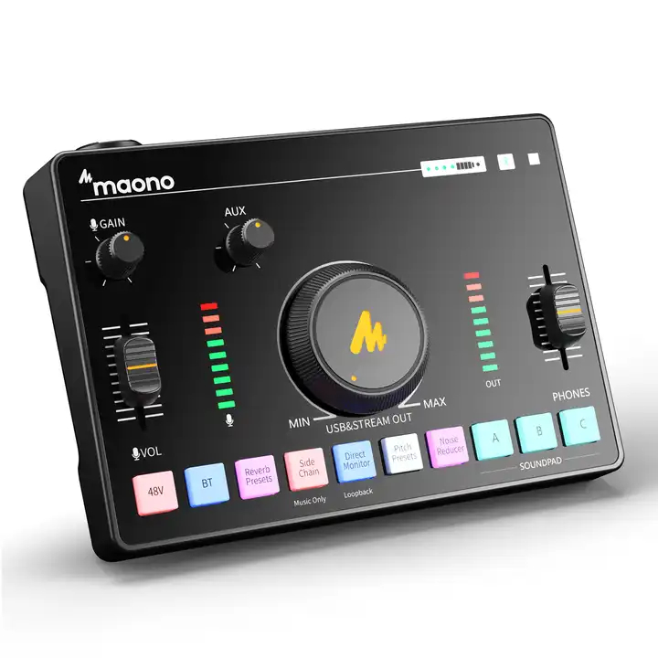 MAONO AMC2 NEO ONE STOP STREAMING AUDIO MIXER & SOUND CARD WITH ...