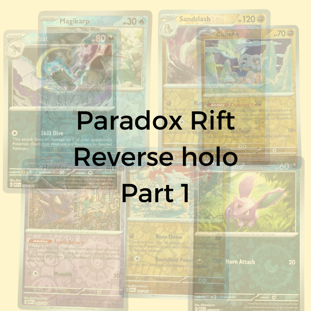 Reverse Holo Part 1 | SV4 Paradox Rift [Pokemon TCG] | Shopee Malaysia