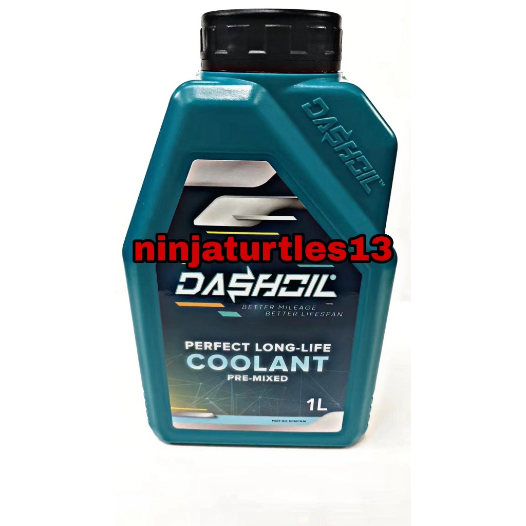 DashOil Perfect Premixed Radiator Long Life Coolant 1L RED merah air ...