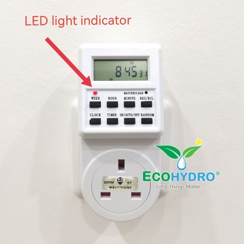 SiRiM Approved! NEW Digital Timer Sum 13A 24 Hours Programmable to 1 ...