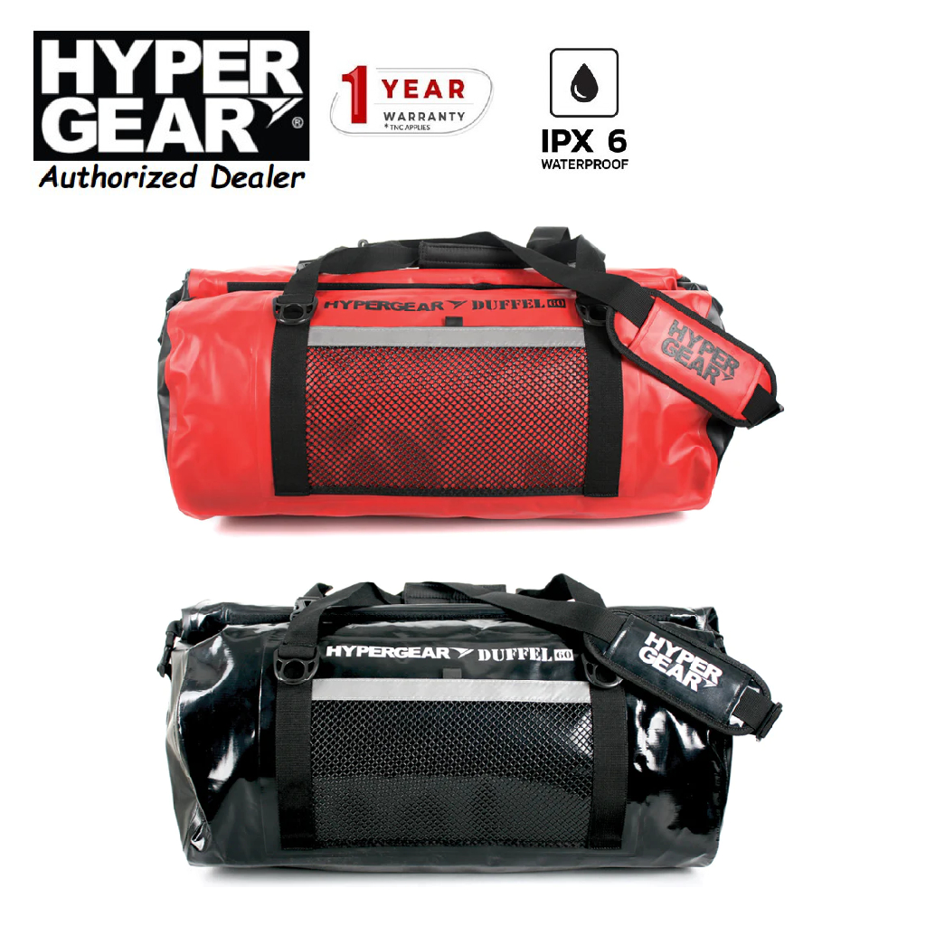 Hypergear Duffel Bag 60L Waterproof Outdoor Motor Hiking Trip Heavy ...