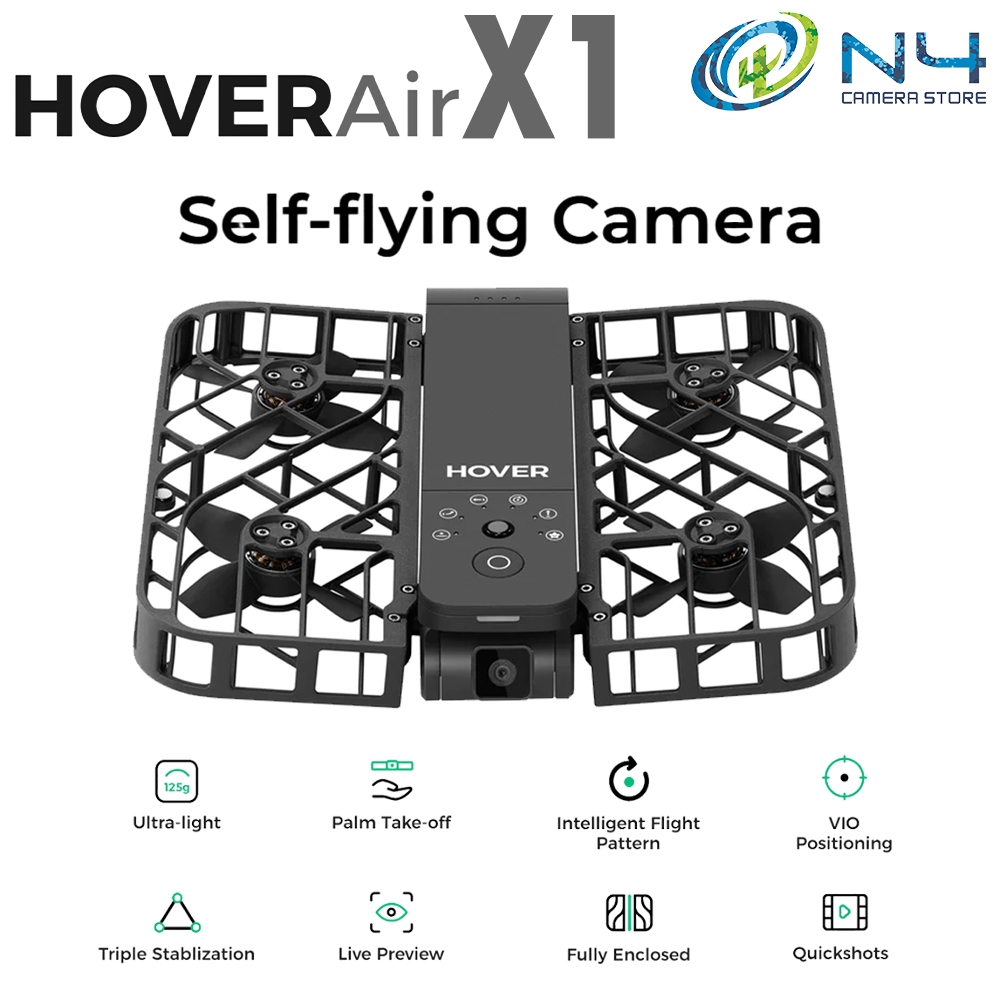 HOVERAir X1 Pocket-Sized Self-Flying Camera - Make Flying Fun Again Hover X1 Air X1 | Shopee ...