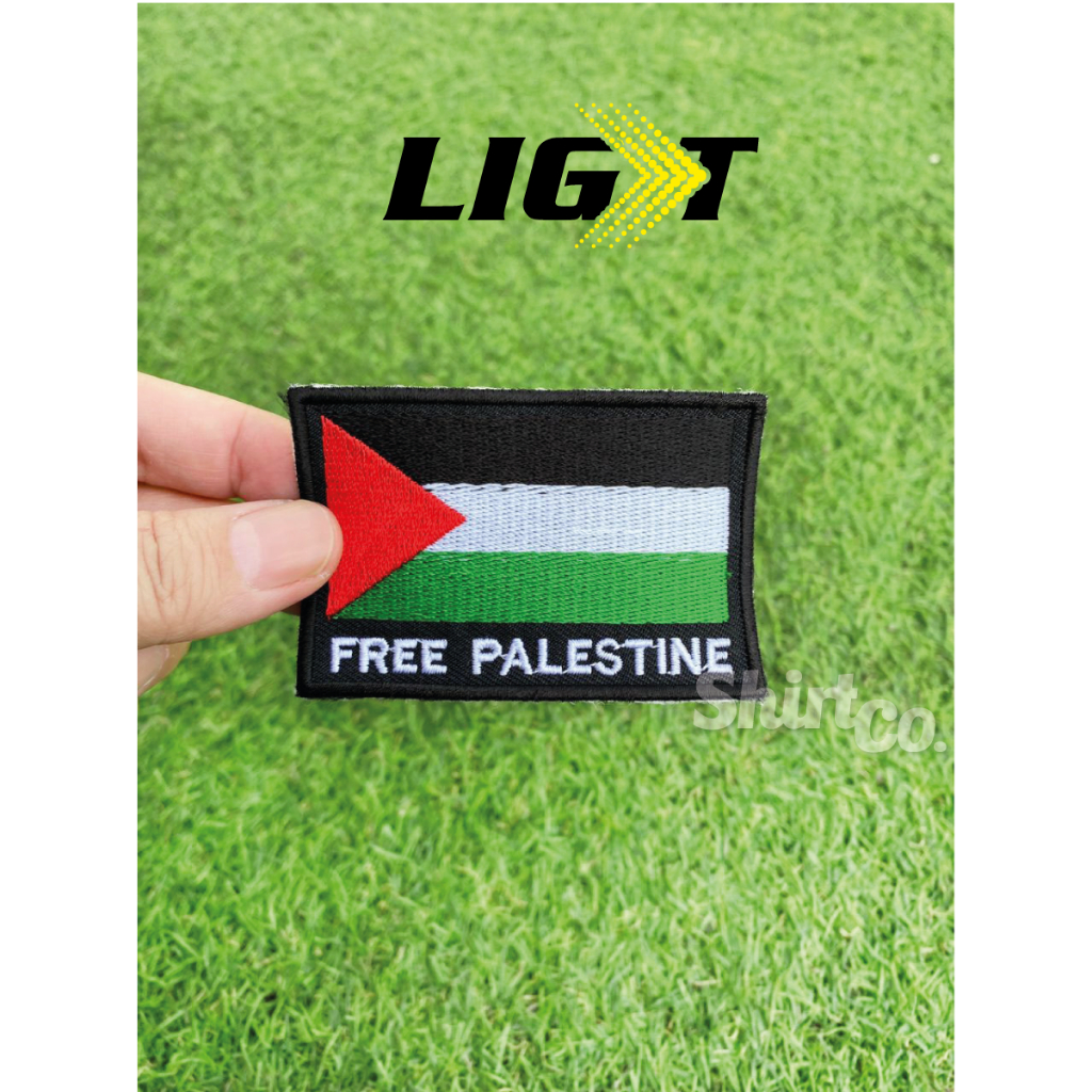 Patches Palestine Flag With Wording Emroidery Sulam Pacth Palestin Gaza ...
