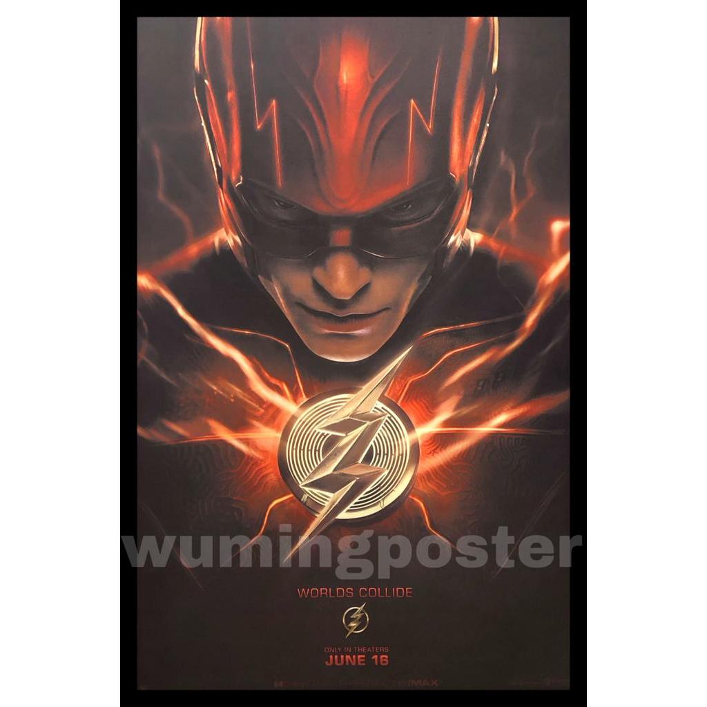 The Flash 2023 Movie Poster banner framed | Shopee Malaysia