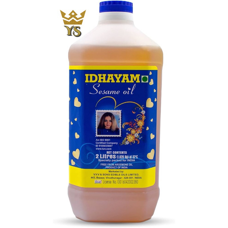 Idhayam Sesame Oil, 100% Pure and Fresh, Sesame Oil With a Good Source ...