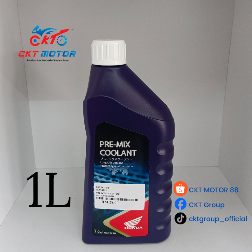 100% ORIGINAL COOLANT HONDA PRE-MIX COOLANT (1L) | Shopee Malaysia