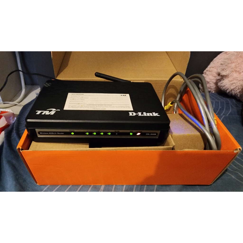 D Link DSL-2640B ADSL2+ Wifi Modem (Used) | Shopee Malaysia