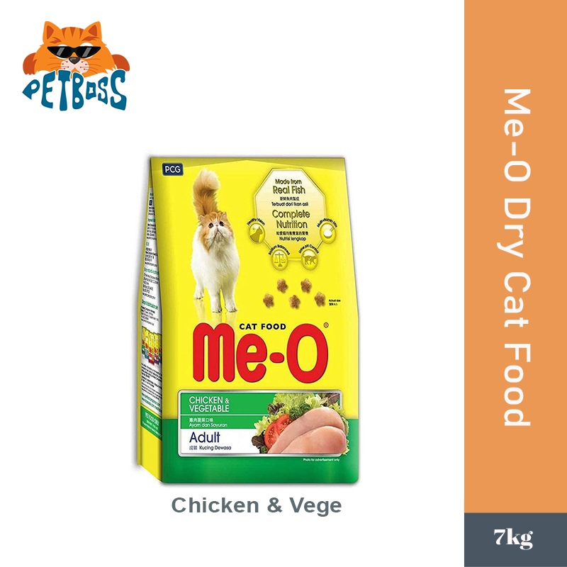 MeO Cat Dry Food - Chicken & Vegetables (7kg) | Shopee Malaysia