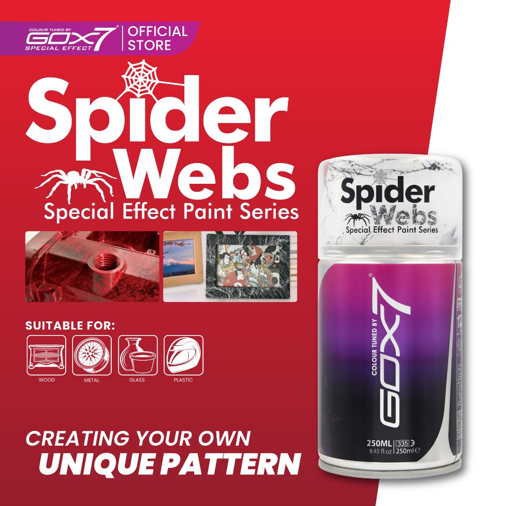 New Size 250ML- Gox7 Spider Webs Special Effect Paint- Spray Marble ...