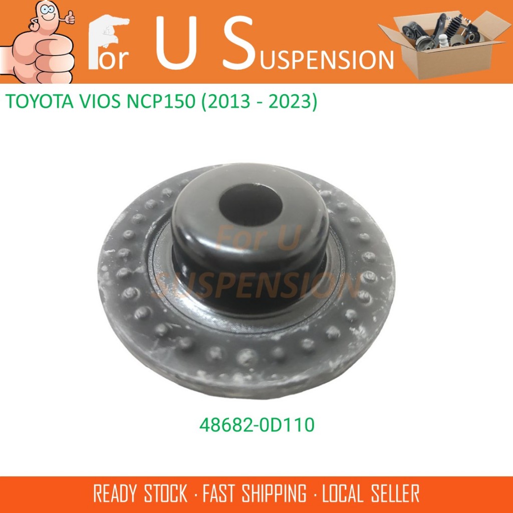 1 PIECE FRONT REBOUND STOP DAMPER-48682-0D110 TOYOTA VIOS NCP150 (2013 ...