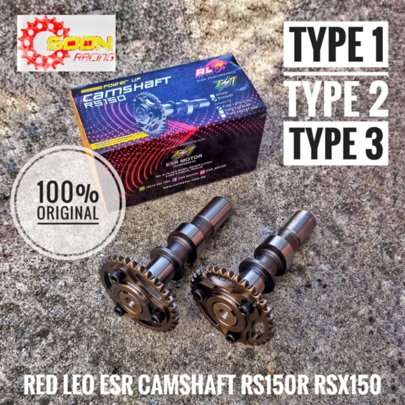 100% ORI RS RSX RED LEO CAM RACING CAMSHAFT RL HONDA RS RS150R RS150 ...