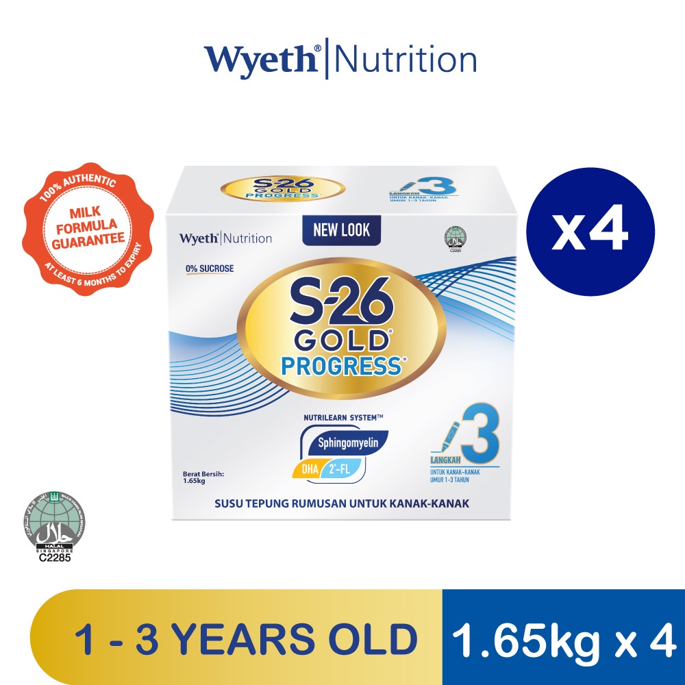 S-26 GOLD® PROGRESS® Formulated Milk Powder for Children (Fast Learning ...