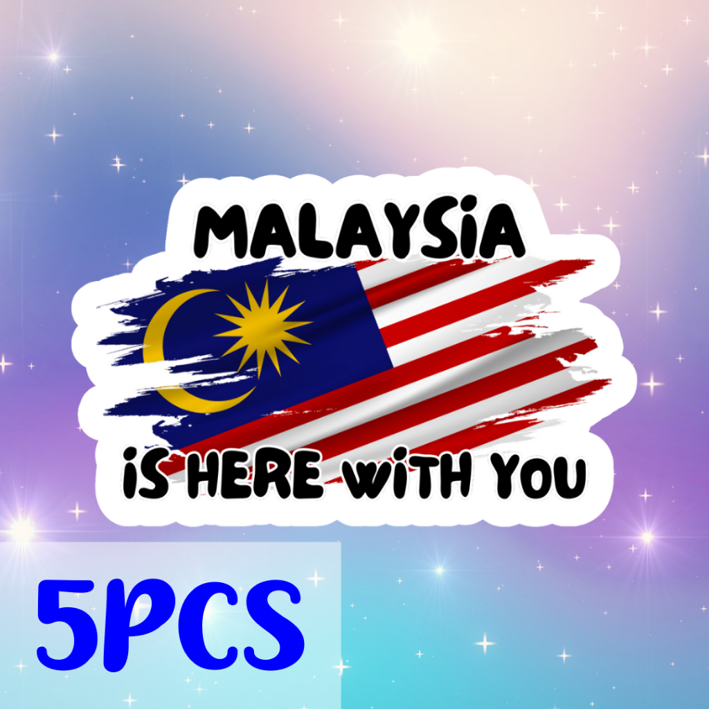 Sticker: Free Palestine / Panji Hitam / Malaysia is Here (Handmade ...