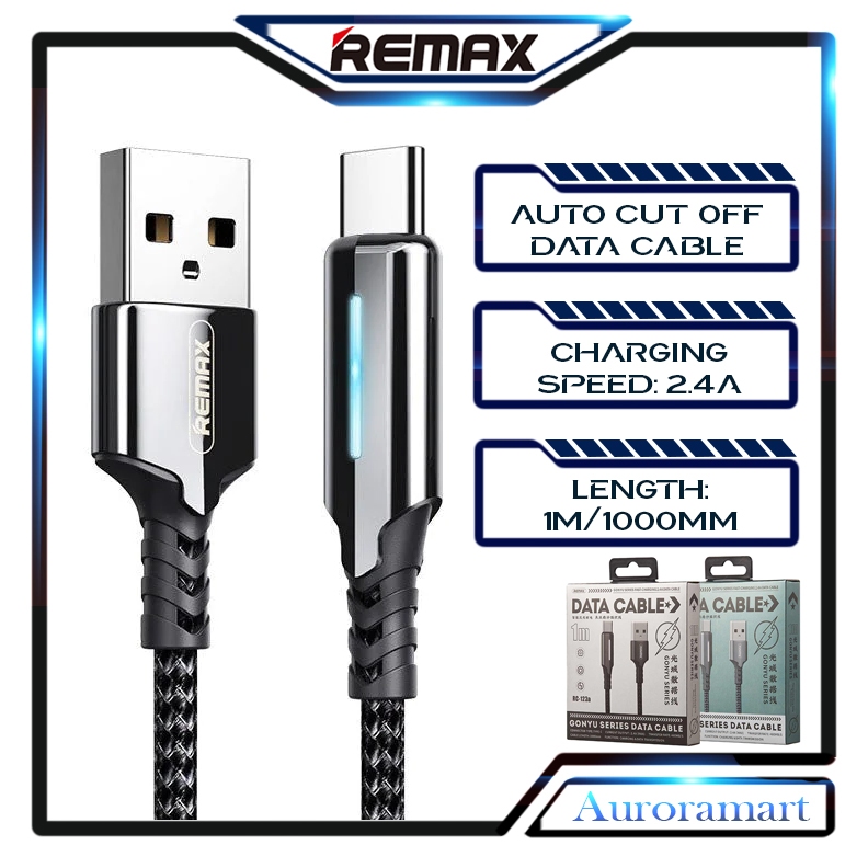 Remax Cable Auto Power Off Cable 2.4A Charging Cable Auto Cut Off Cable ...