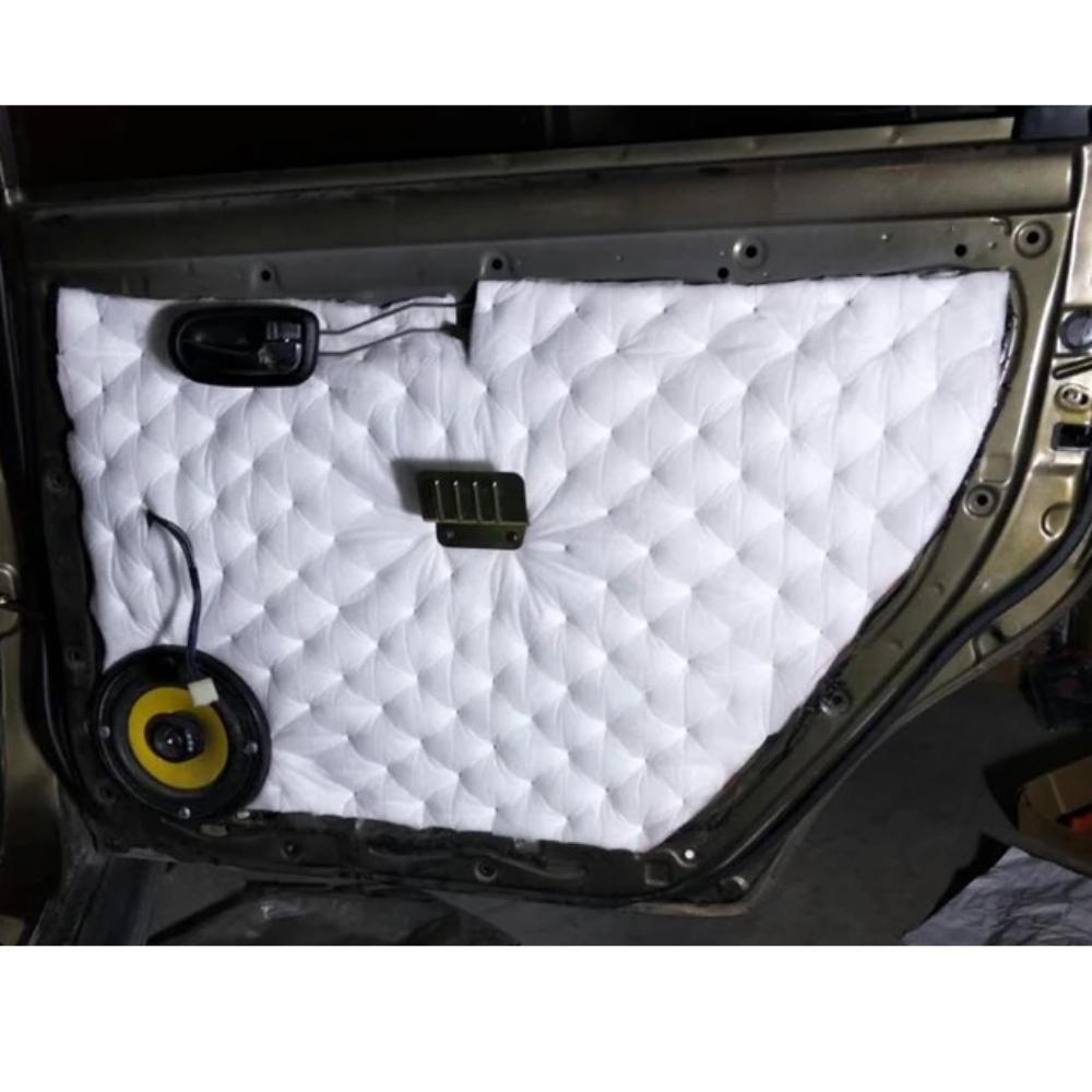 80CM x 46CM【3M】WHITE CAR Door SOUND ABSORBING SPONGE Sound proof Heat ...