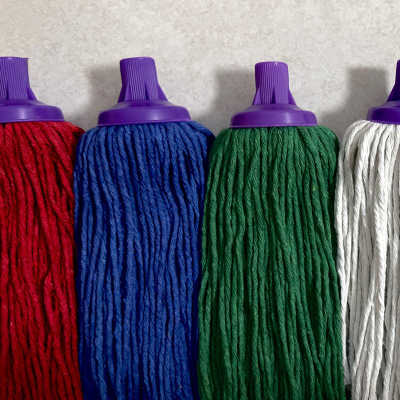 S-400 SUPERFINE COTTON MOP HEAD SUPER ABSORBENT NON-SHEDDING (NO HANDLE ...