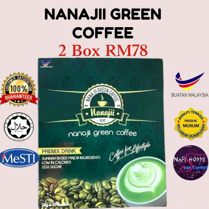 ‼️PROMO HEBAT‼️ COMBO 2 BOX NANAJII OGC / ORGANIC GREEN COFFEE | Shopee ...