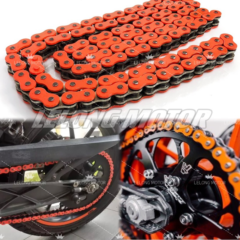 KTM CHAIN 520H X 120 O-RING DUKE 200 DUKE 250 DUKE 390 RC 200 RC 390 ...