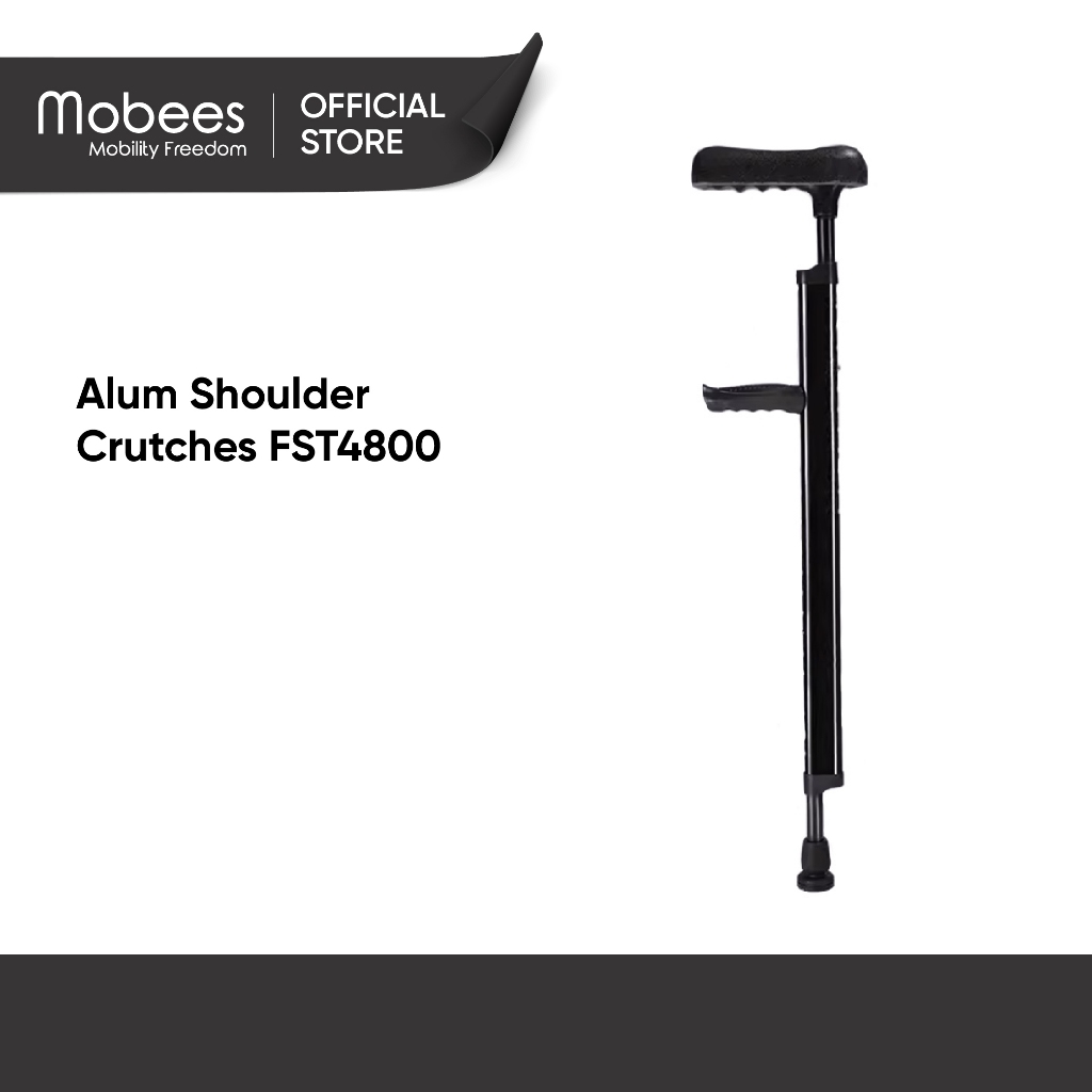 MOBEES Aluminum Shoulder Crutches FST4800 (Multifunction) (1's ...