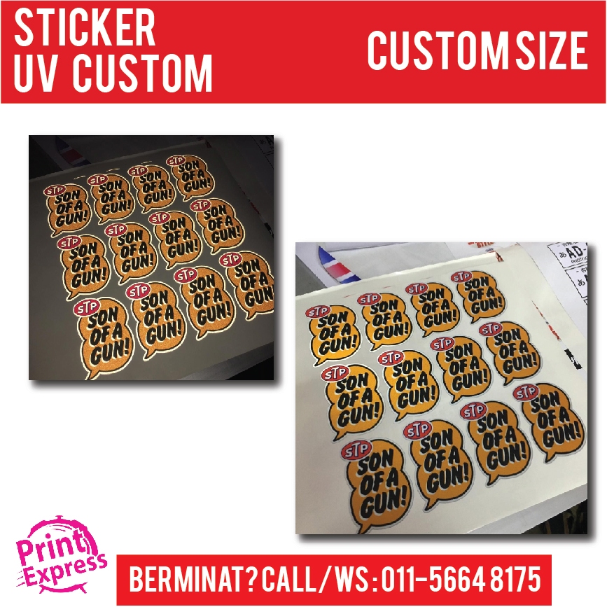 STICKER UV CUSTOM l Sticker Logo ,Sticker Company , Sticker Event ...