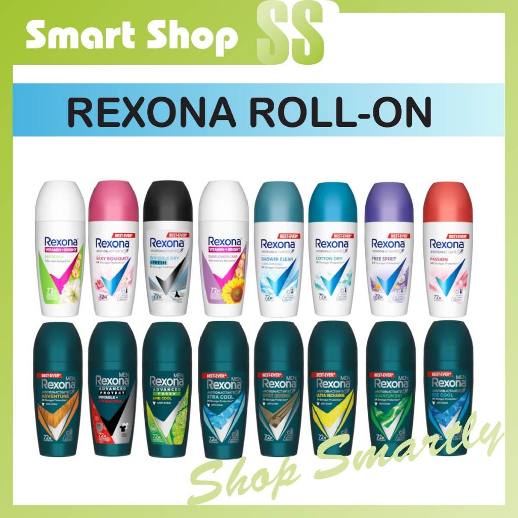 Rexona Deodorant Roll on 45ml/50ml | Shopee Malaysia
