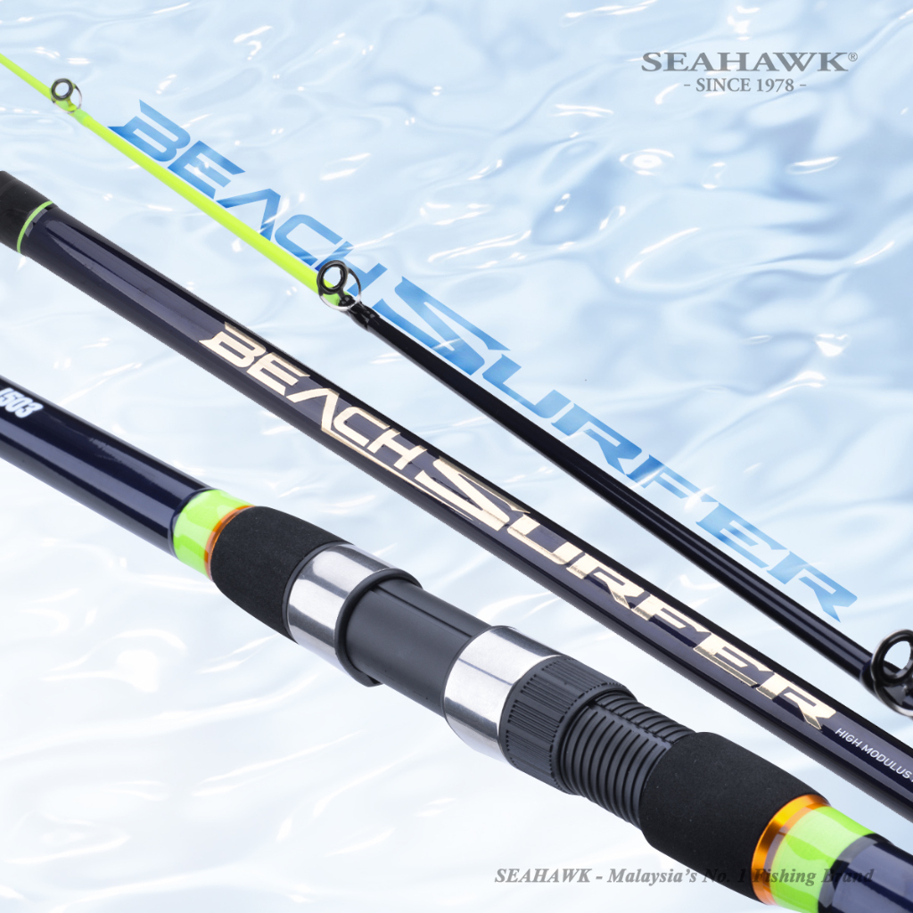 ORI 23 SEAHAWK BEACH SURFER SURF FISHING ROD (SPINNING) | Shopee Malaysia