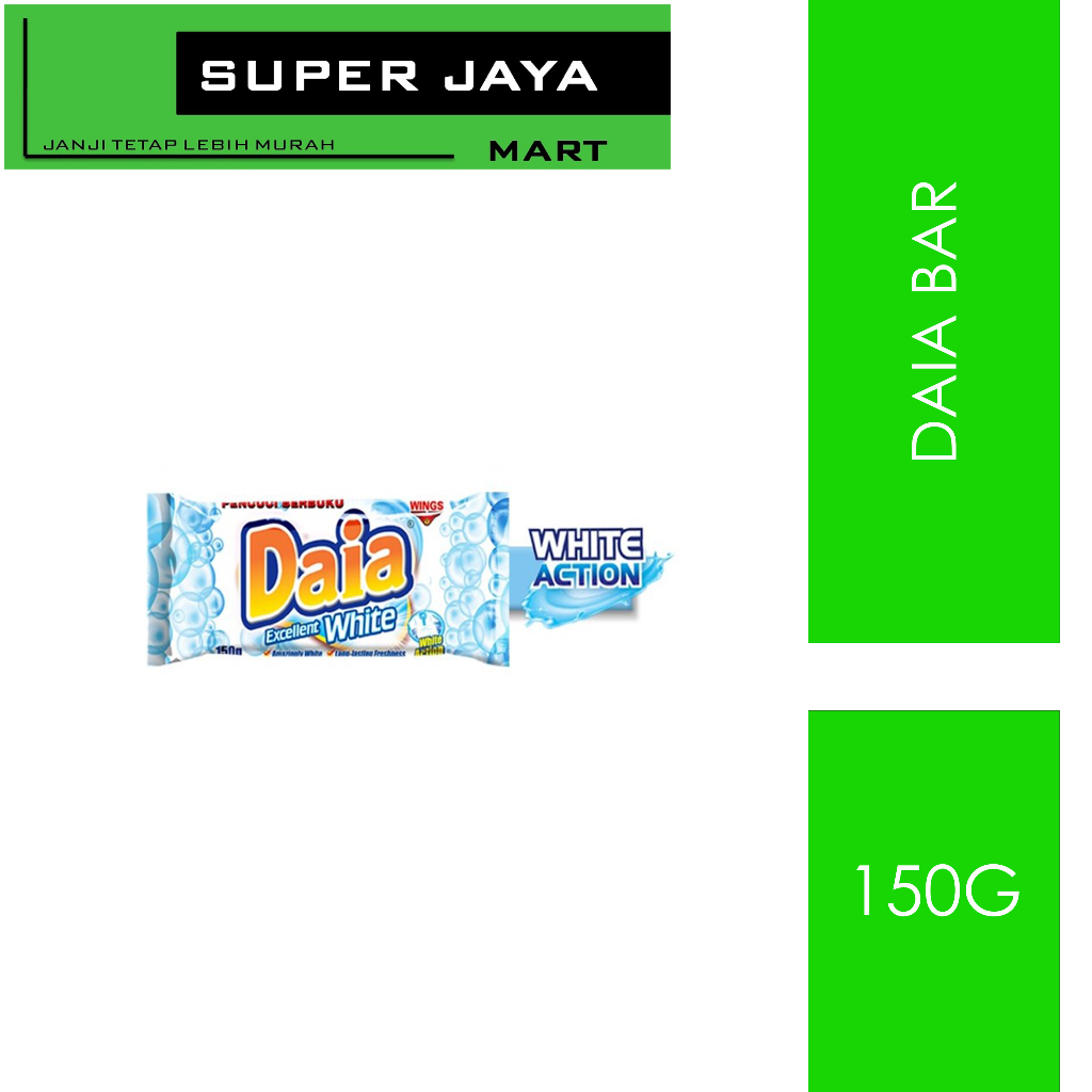 Daia Bar Detergent Floral / Lemon / White 150g | Shopee Malaysia