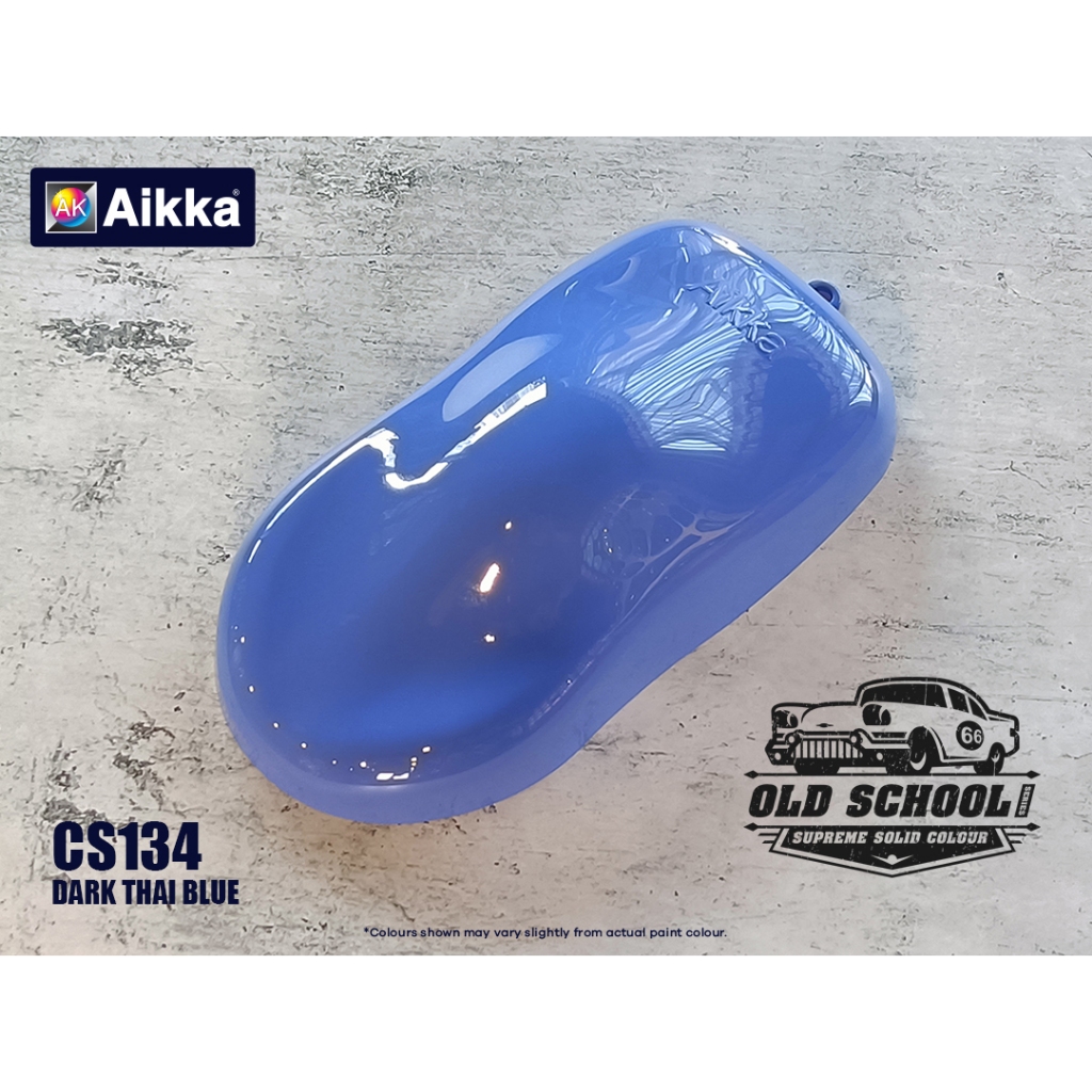 Aikka CS134 Dark Thai Blue | Supreme Old School Solid Colour | Spray ...