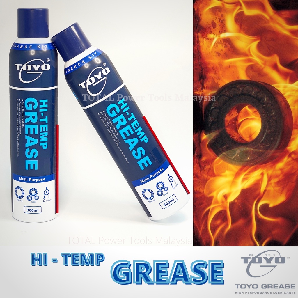 TOYO HI-TEMP GREASE 高温润滑脂 300ML Aerosol Series - GTY1168 | Shopee Malaysia