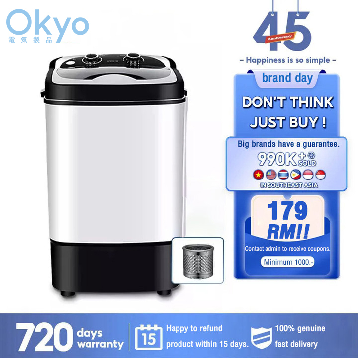Washing machine Electric 6KG/5KG Automatic Washing Machine Household ...